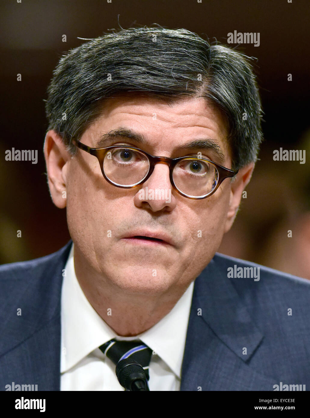 United States Secretary of the Treasury Jacob Lew appears before the US ...