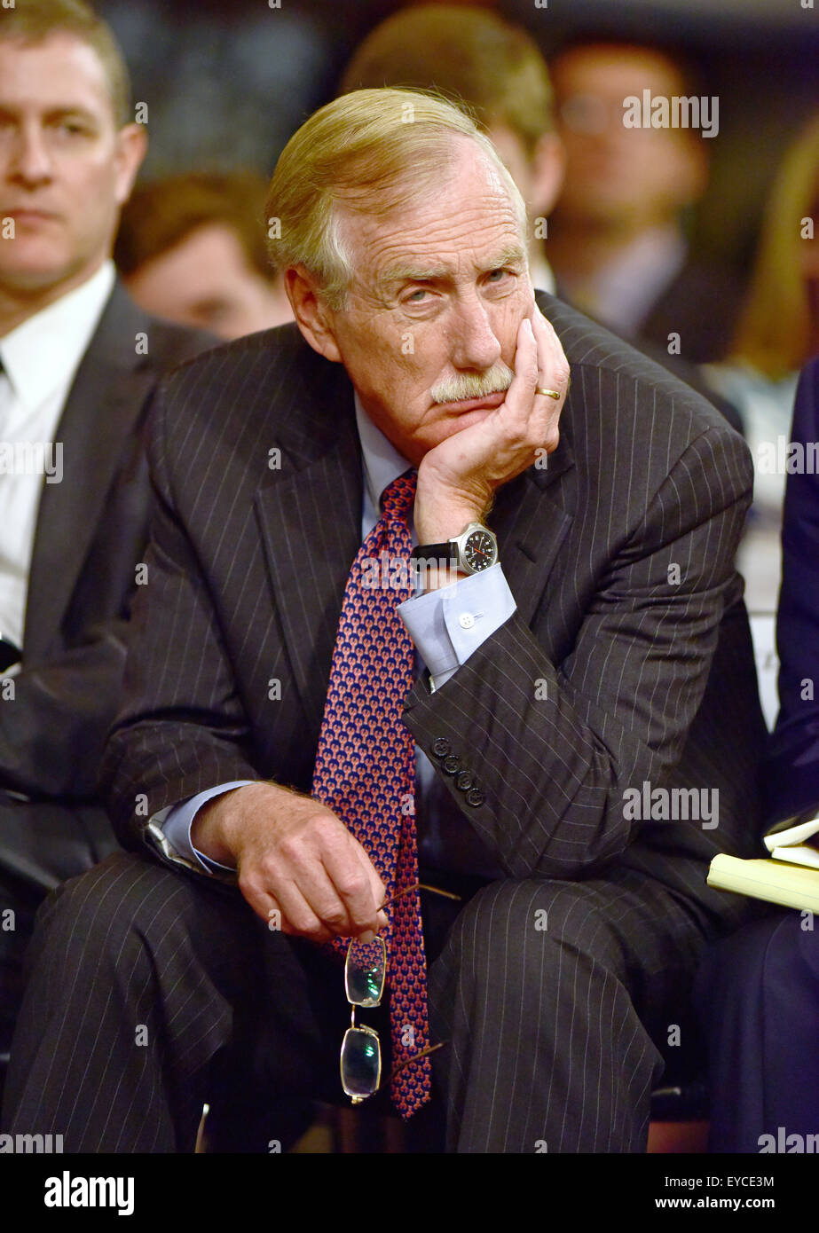 United States Senator Angus King (Independent of Maine) attends the ...