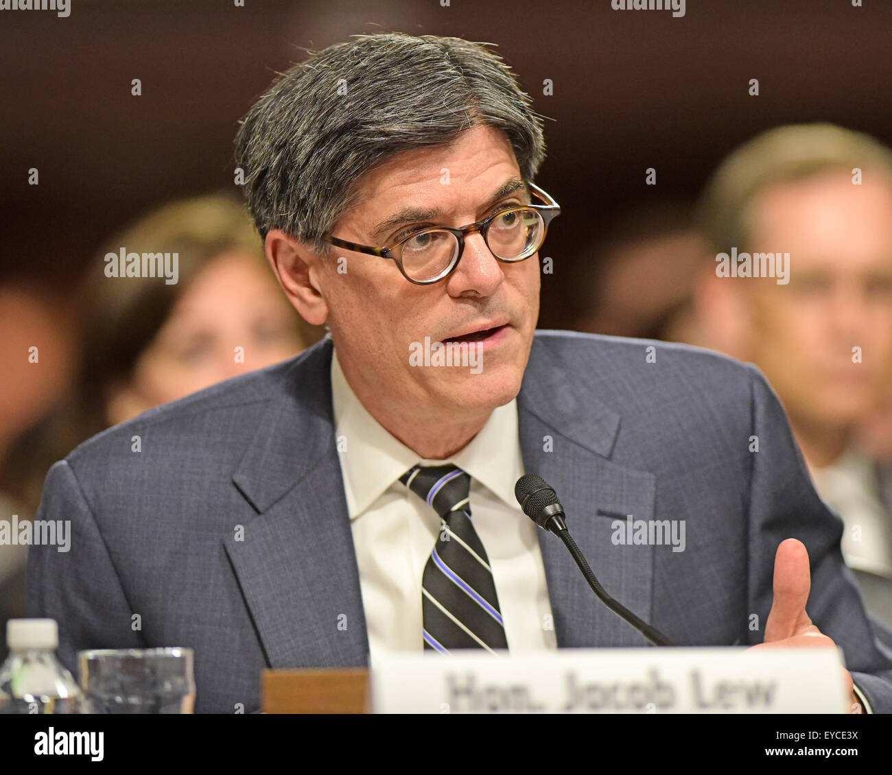 United States Secretary of the Treasury Jacob Lew appears before the US ...