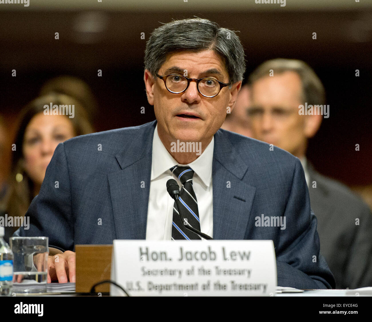 United States Secretary of the Treasury Jacob Lew appears before the US ...