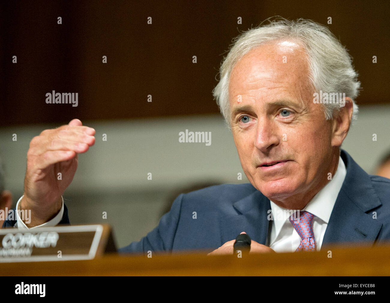 United States Senator Bob Corker (Republican of Tennessee), Chairman ...