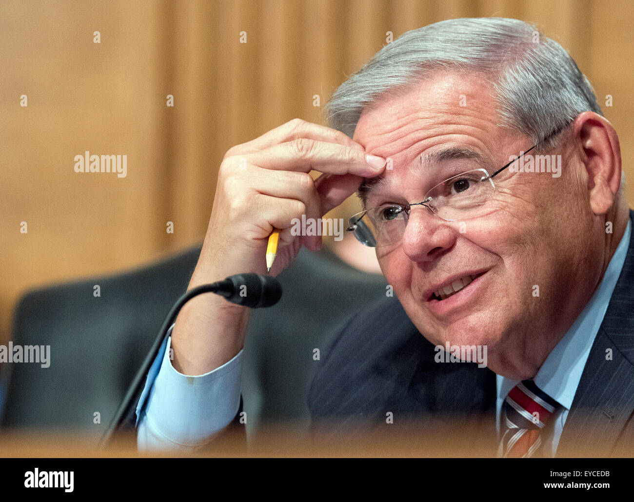 United States Senator Robert Menendez (Democrat of New Jersey), who was ...