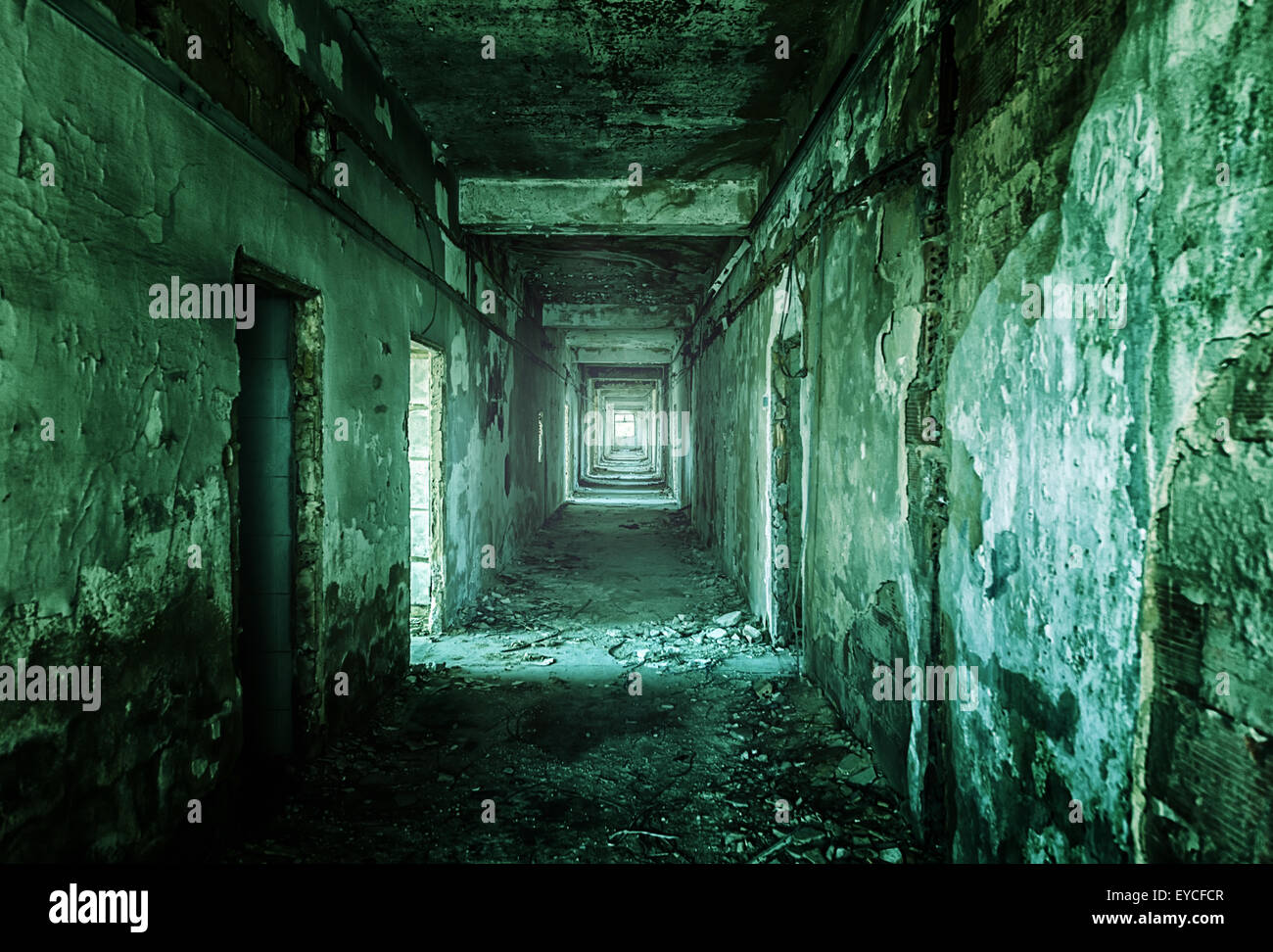 Old ruined factory building from the inside Stock Photo - Alamy