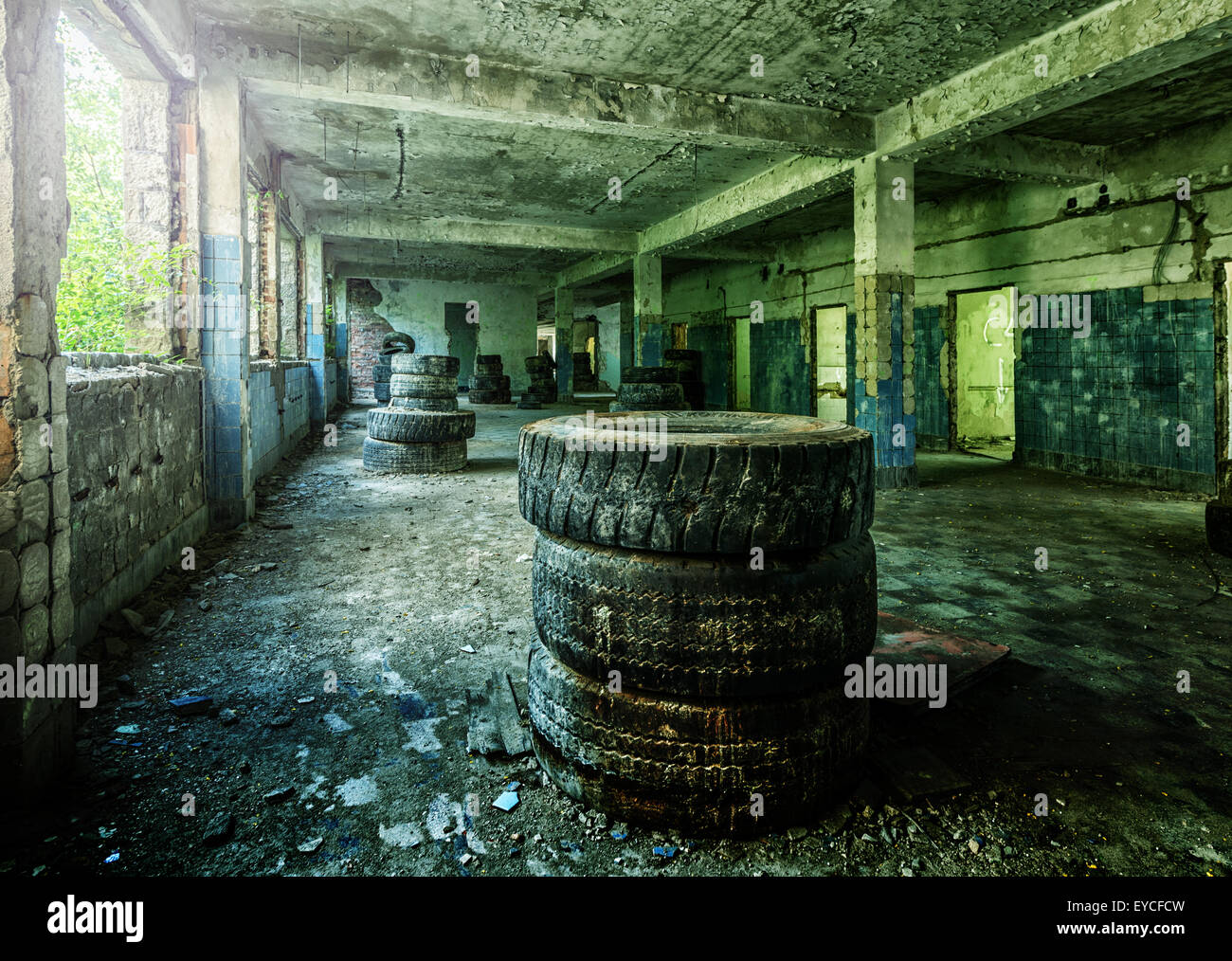 Inside of an old factory hi-res stock photography and images - Alamy