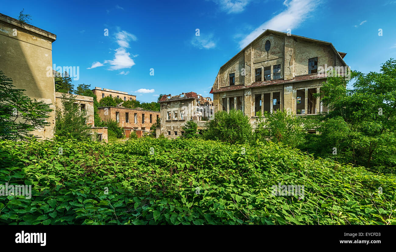 Beautiful old factory building, fabulous background Stock Photo - Alamy