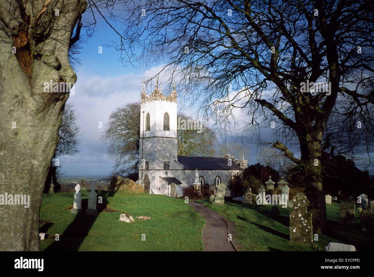 Church And Graveyard, Ireland Stock Photo - Alamy