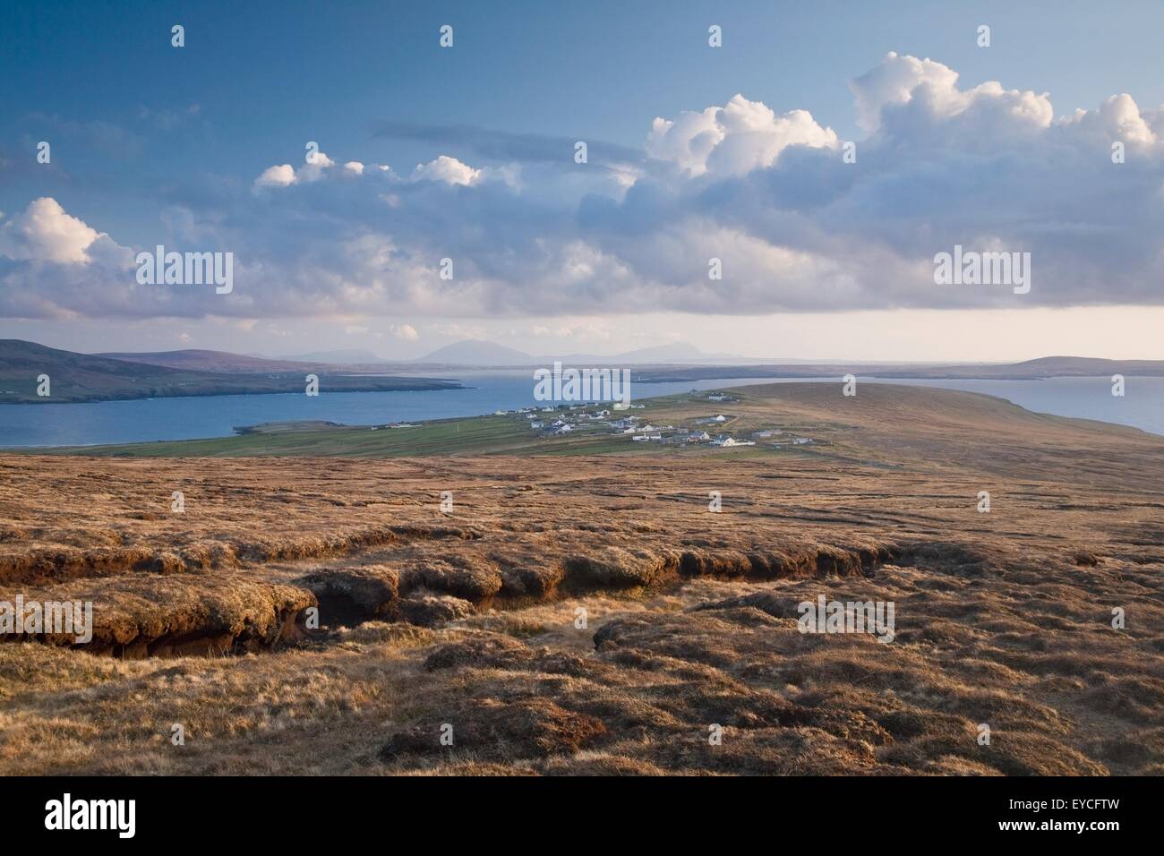 Waterfront Village, Carrowteige, County Mayo, Ireland Stock Photo - Alamy