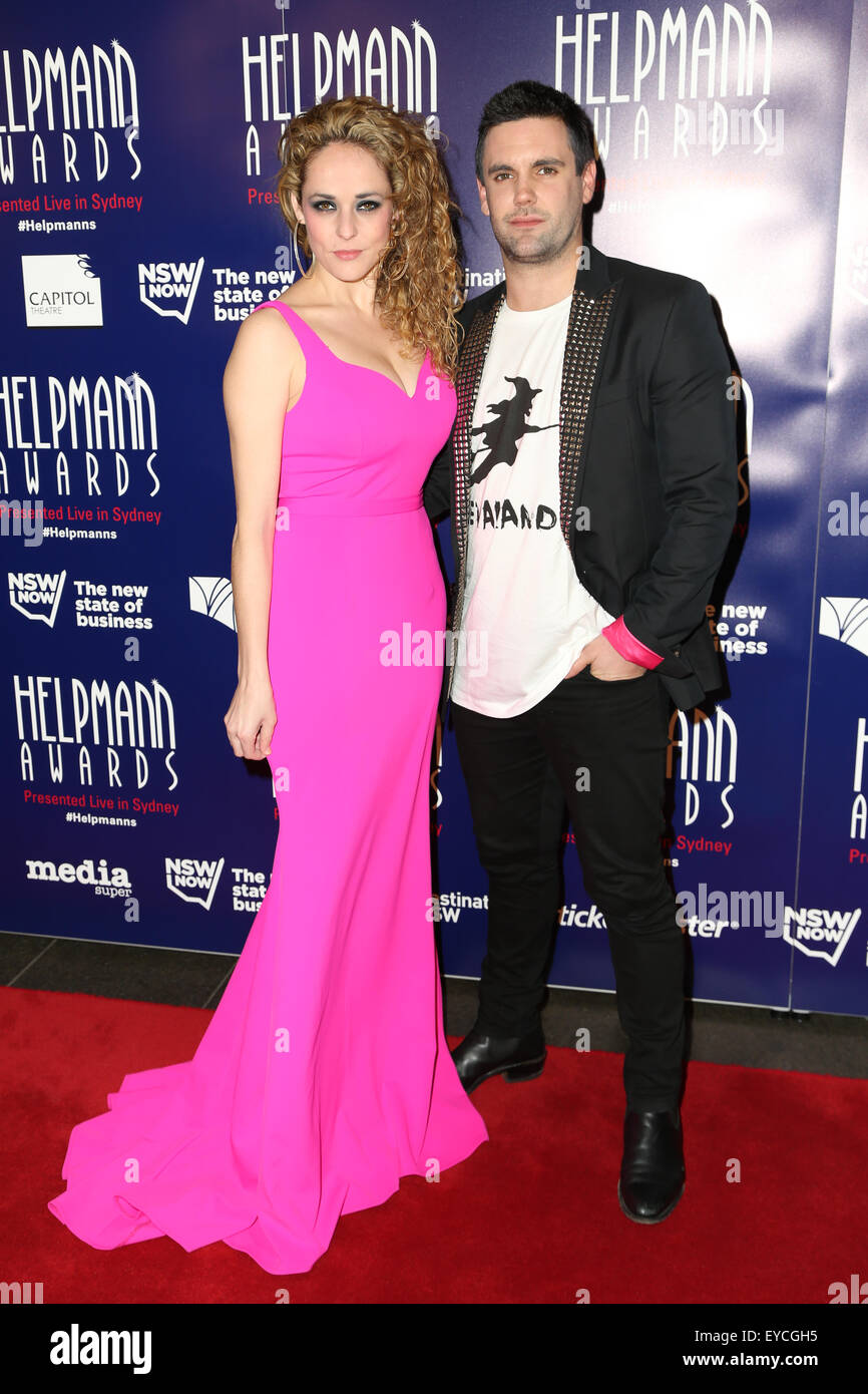 Sydney, Australia. 27 July 2015. Lucy Maunder arrives on the red carpet ...