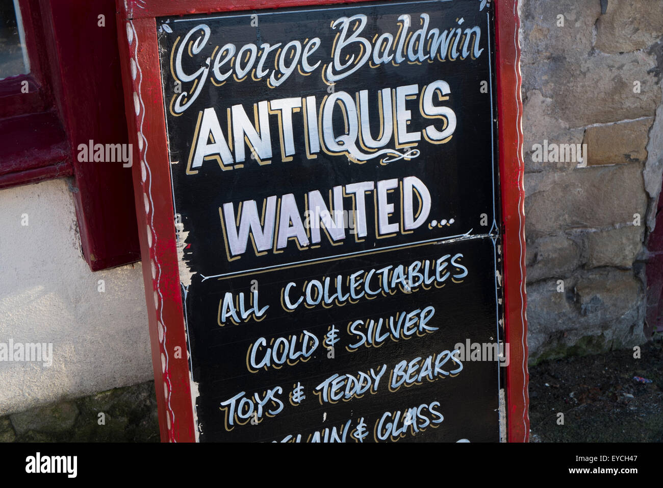 george baldwin antiques store in Wirksworth,Derbyshire,England Stock ...