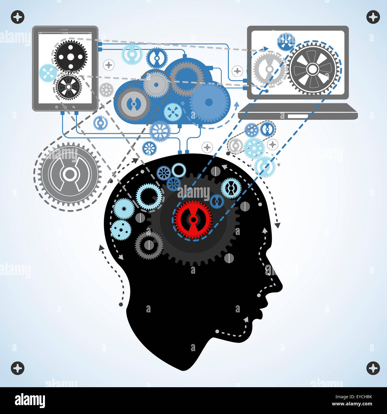 Brain monitor communication hi-res stock photography and images - Alamy