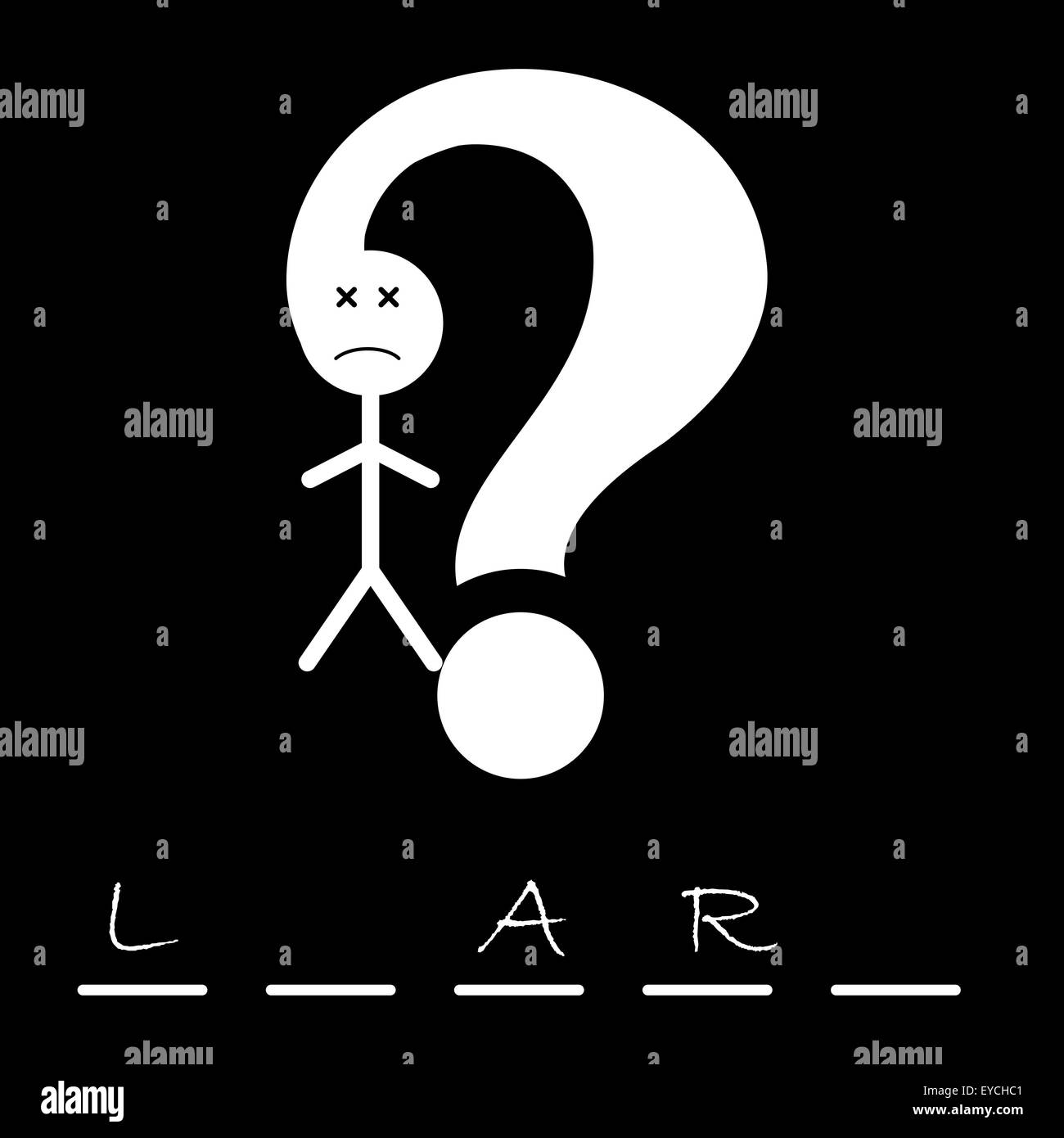 Mark drawing Black and White Stock Photos & Images - Alamy