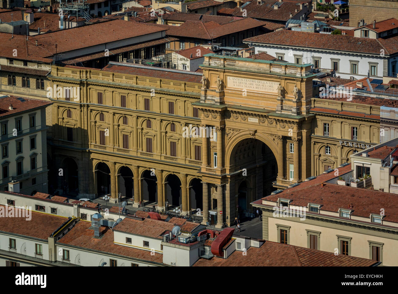 Piazzo della Repubblica, Florence, Italy Stock Photo - Alamy