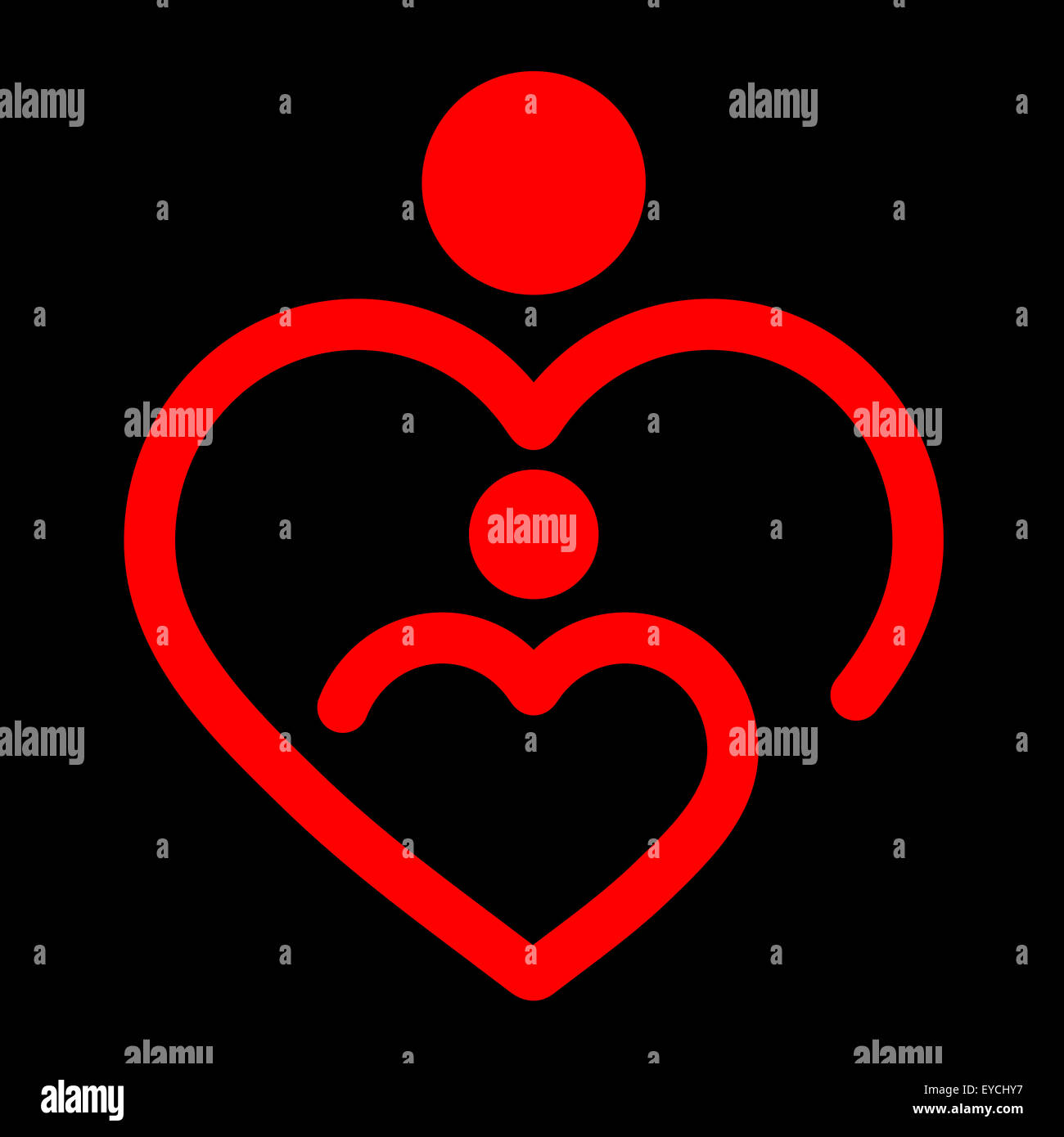 Baby and heart hi-res stock photography and images - Alamy