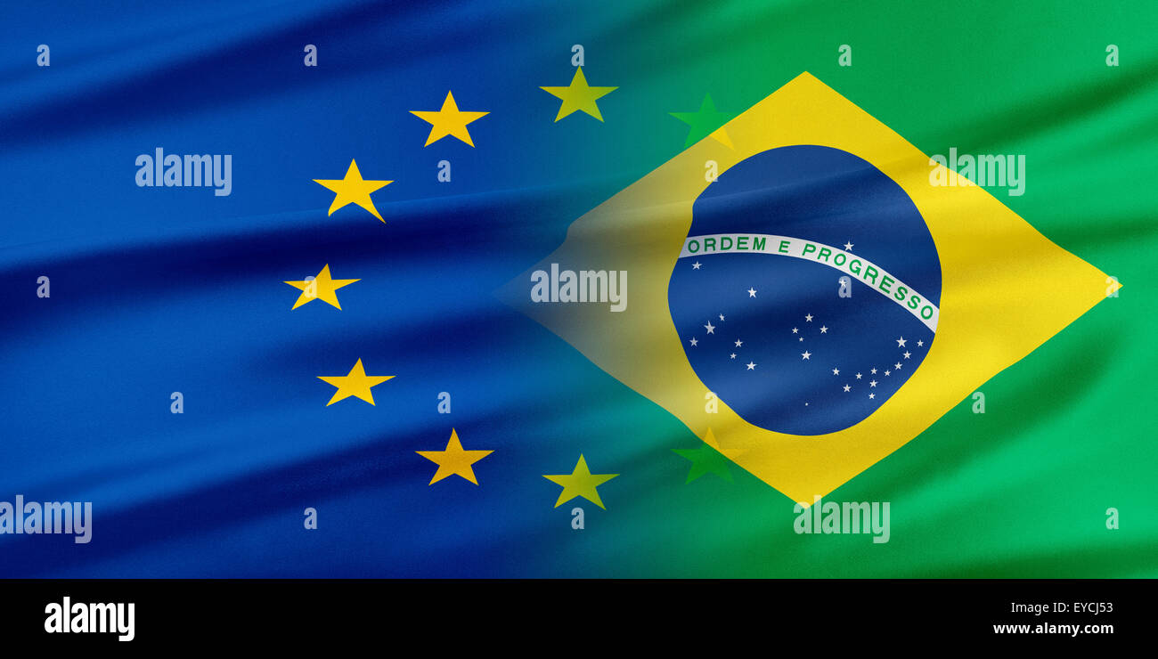 European Union and Brazil Stock Photo - Alamy