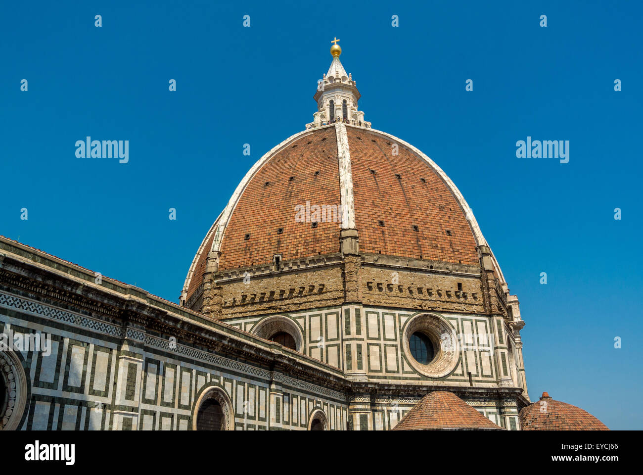 Florence Cathedral or Duomo dome designed by Filippo Brunelleschi ...