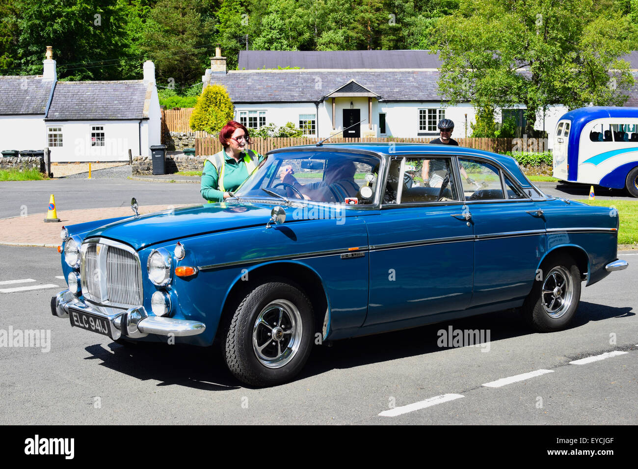 Old rover 3.5L P5 saloon, at the Kielder Classic and Vintage Car Show ...