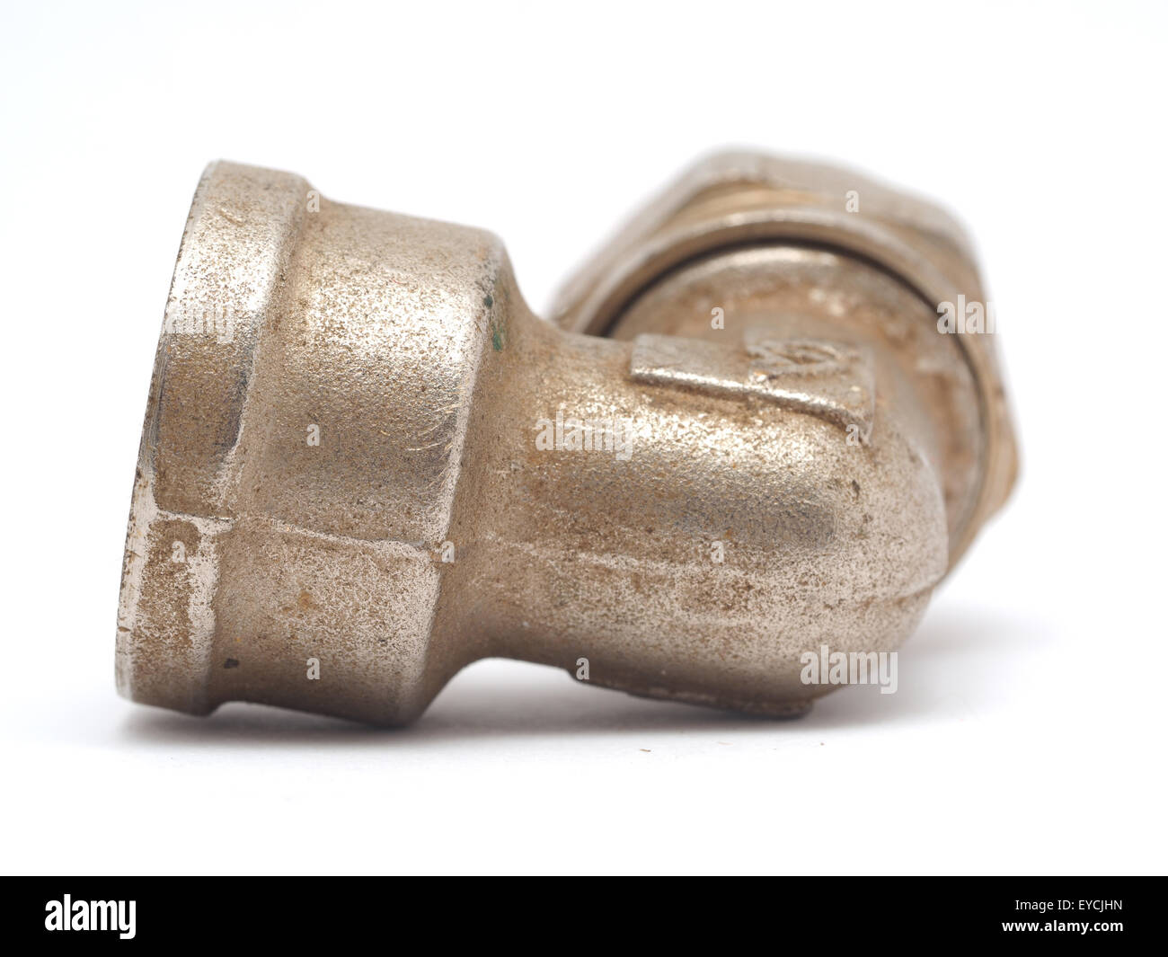 Connect a water pipe on a white background Stock Photo - Alamy