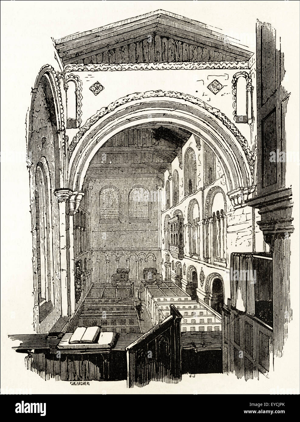 Victorian church interior hi-res stock photography and images - Alamy