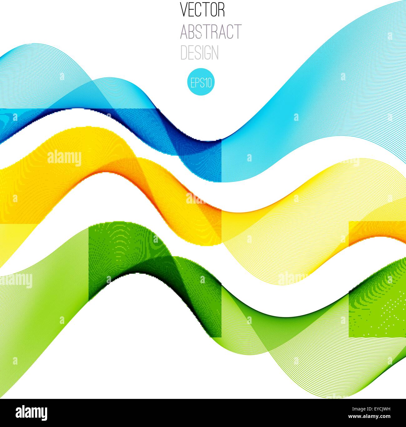 Set of blend abstract wave Stock Vector Image & Art - Alamy