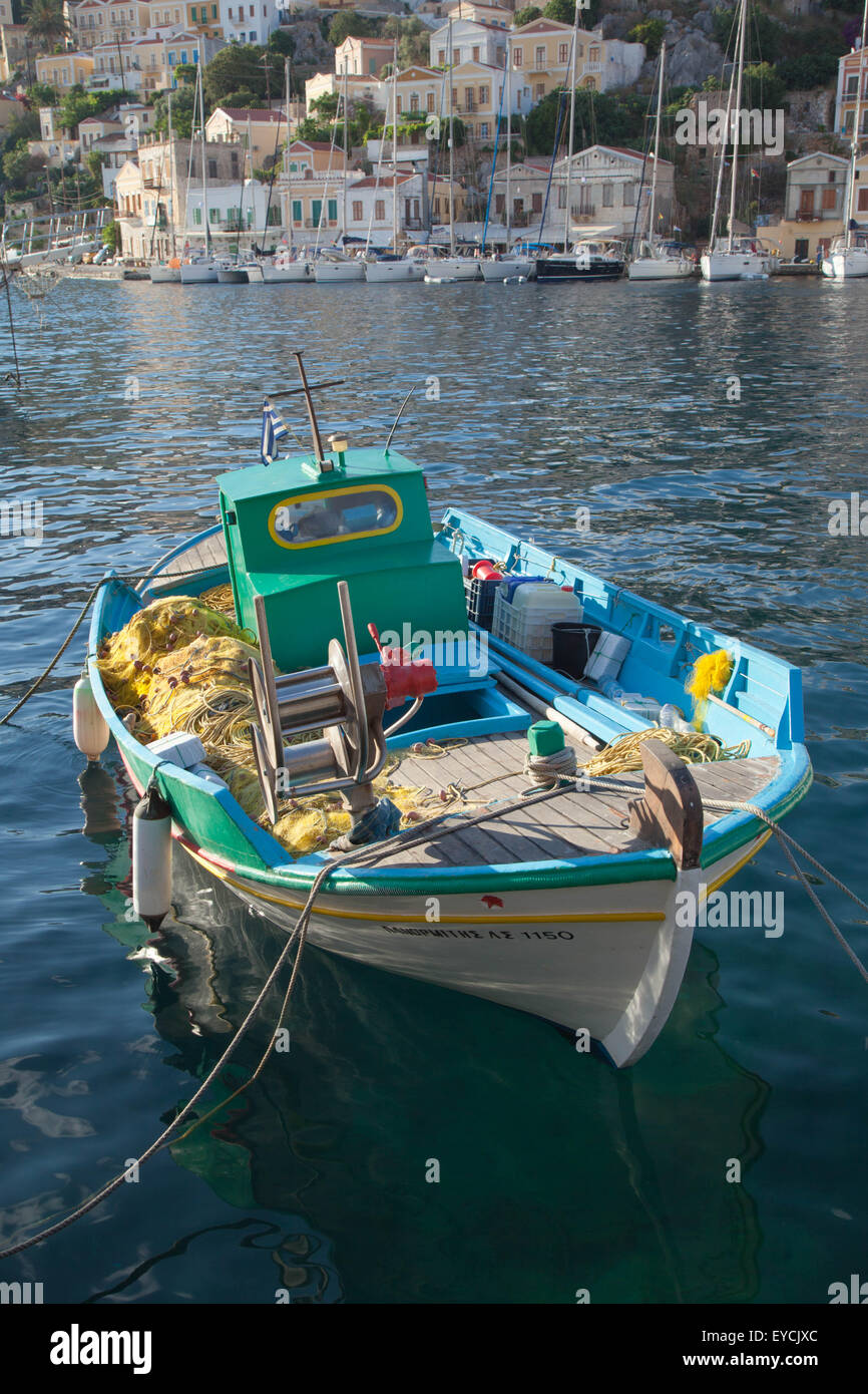 Traditional greek fishing boat hi-res stock photography and images - Alamy