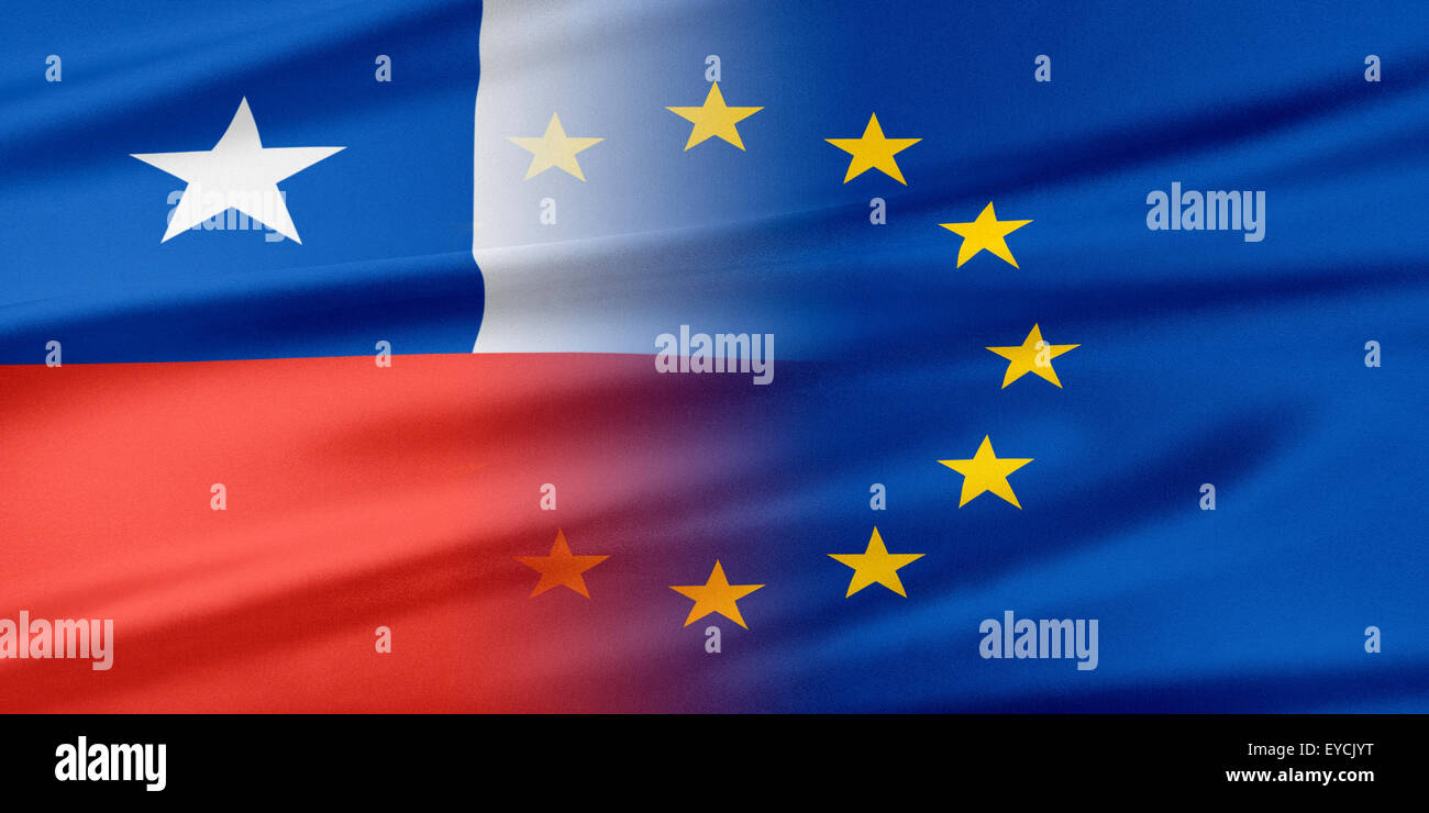 European Union and Chile Stock Photo - Alamy