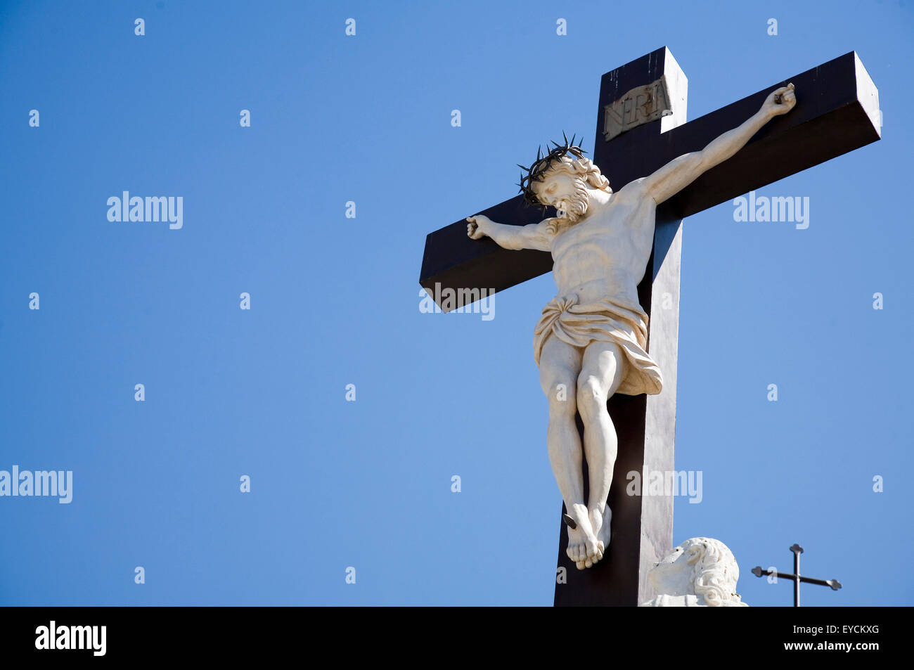 Jesus on the cross Stock Photo - Alamy