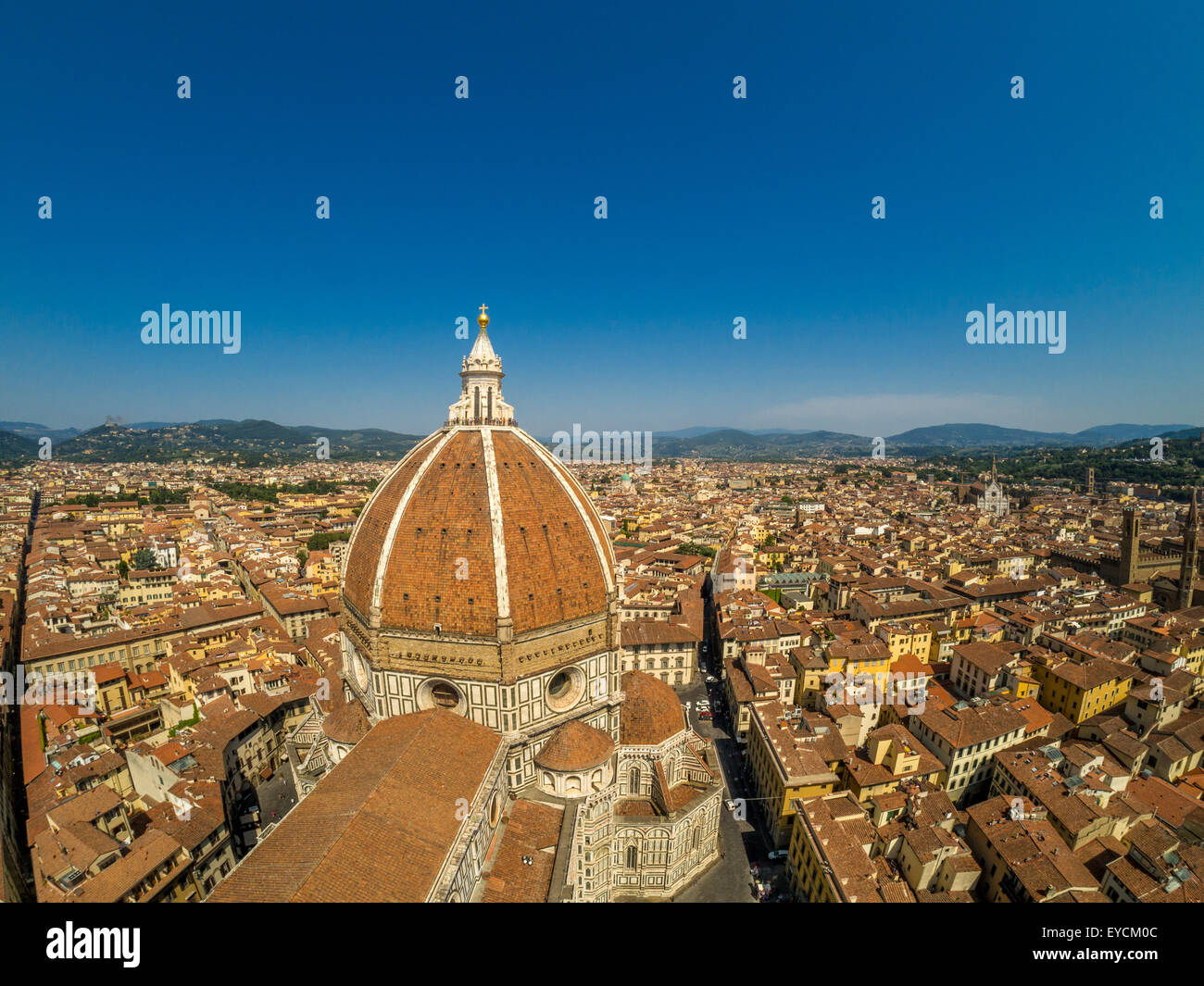 Florence Cathedral or Duomo dome designed by Filippo Brunelleschi ...