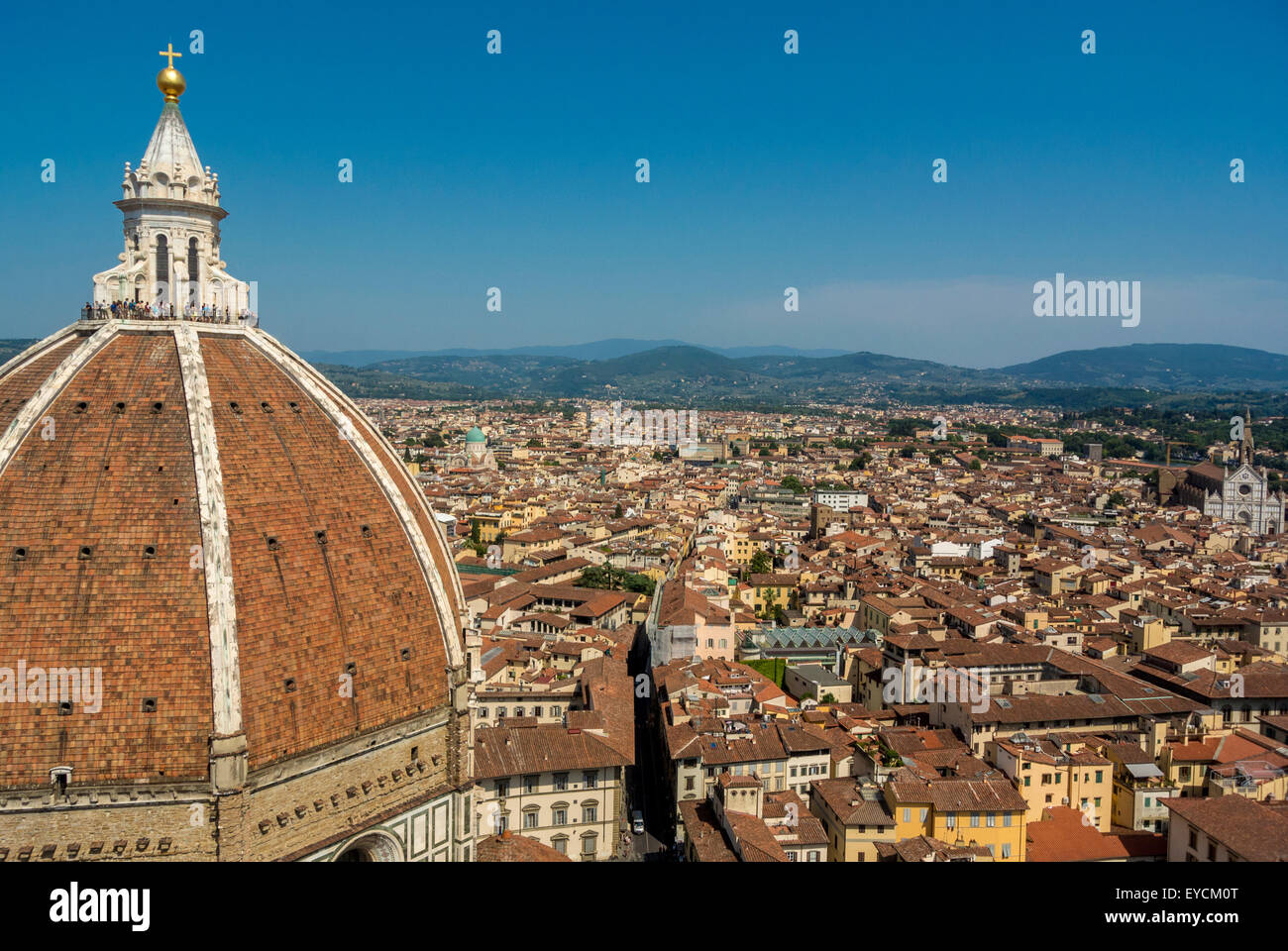 Florence Cathedral or Duomo dome designed by Filippo Brunelleschi ...