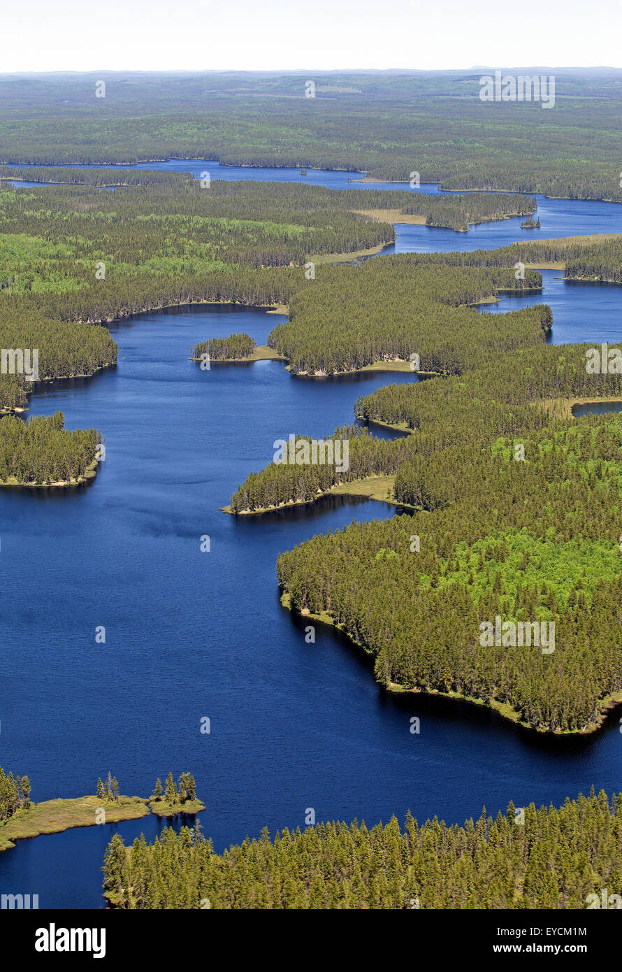 Canadian mountain landscape aerial hi-res stock photography and images ...