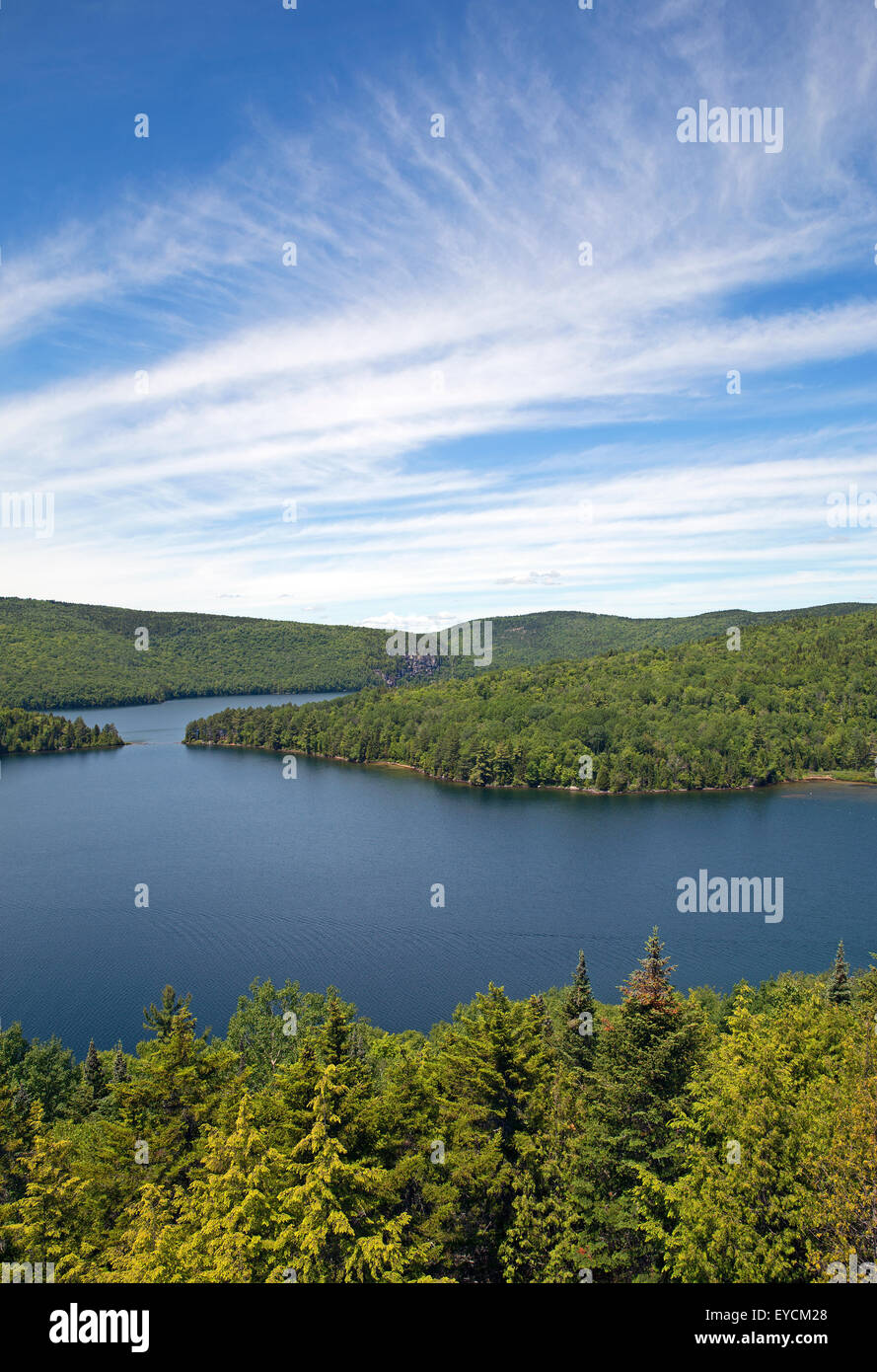Canadian mountain landscape aerial hi-res stock photography and images ...