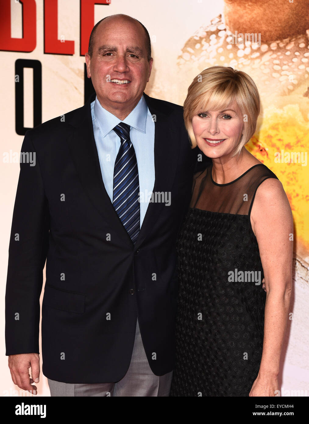 London, UK. 25th July, 2015. Don Granger and Lisa McRee at Mission ...