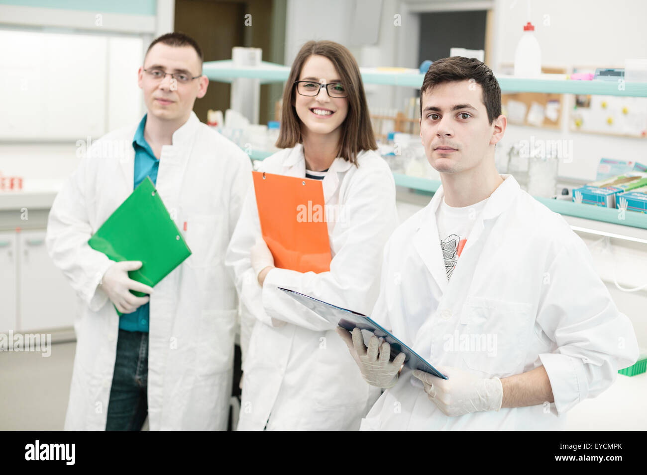 Scientists in laboratory Stock Photo - Alamy