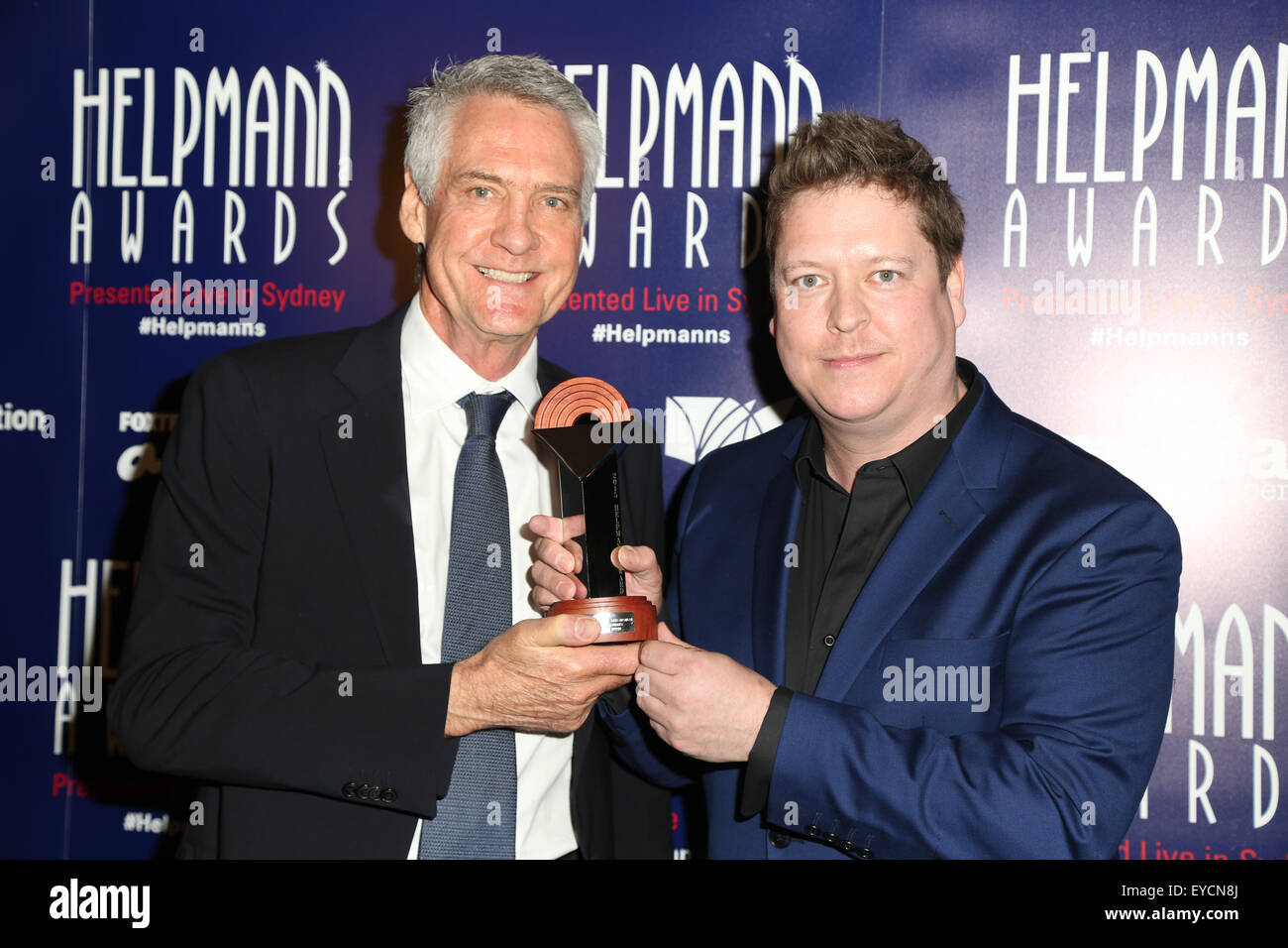 Sydney, Australia. 27 July 2015. Julian Donaldson and Jonathan Holloway ...