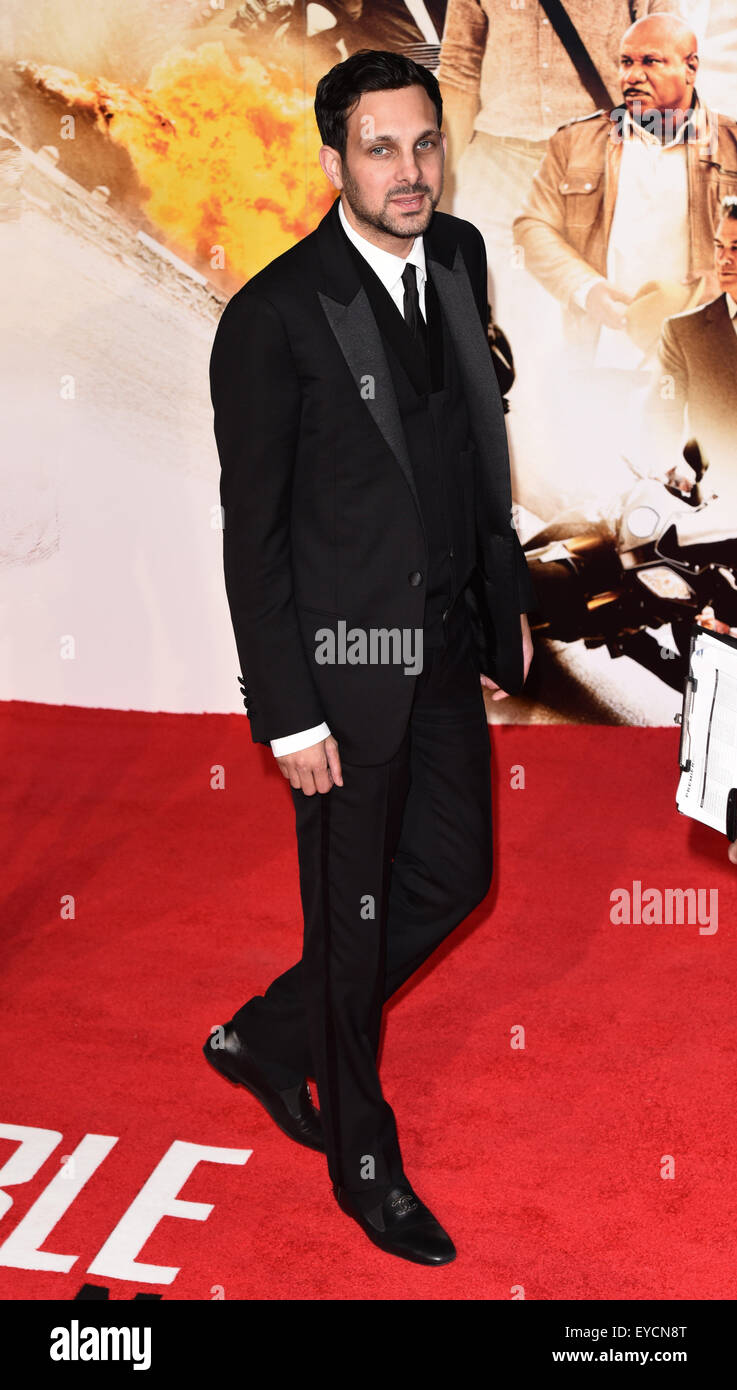 London, UK. 25th July, 2015. Steven Frayne (Dynamo) at Mission ...