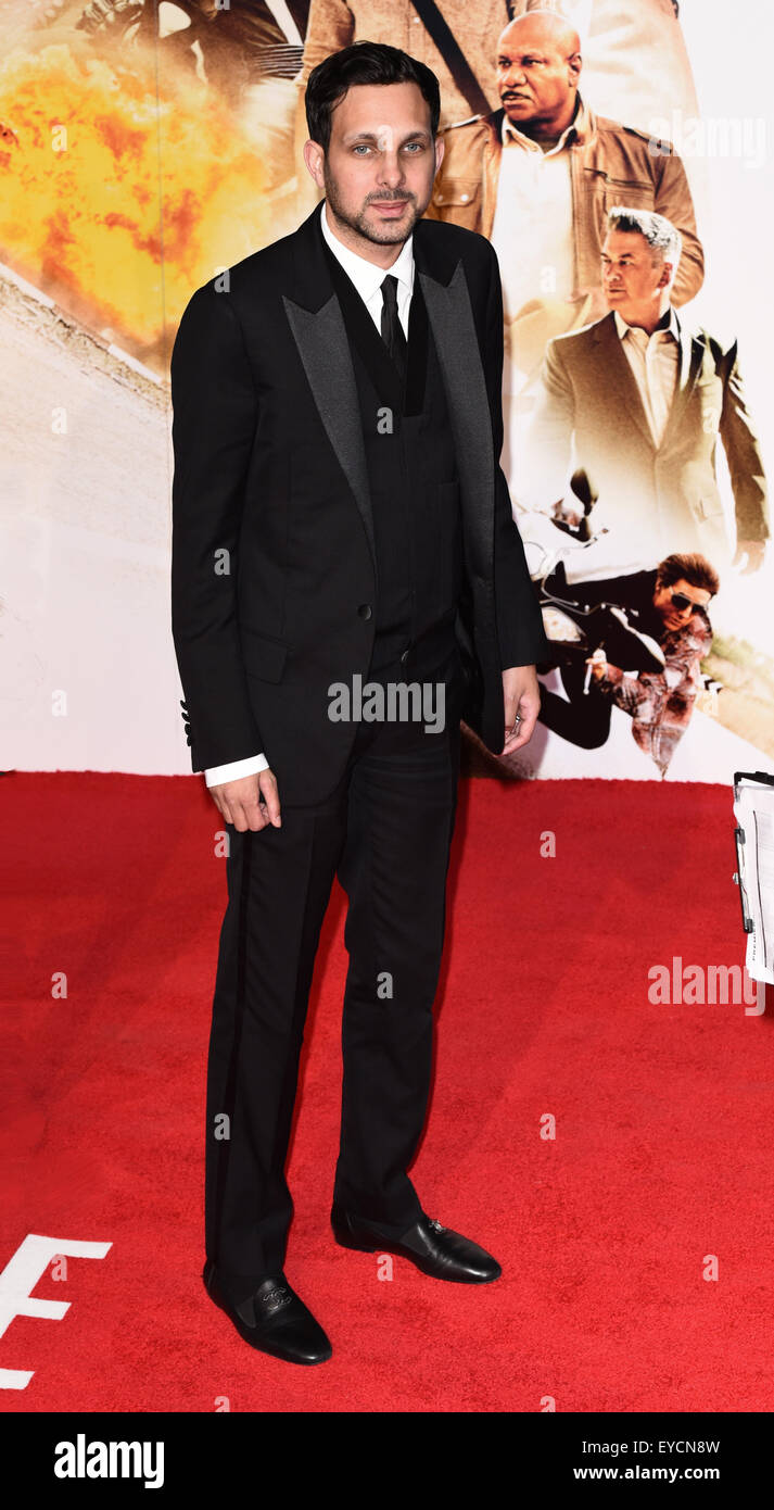 London, UK. 25th July, 2015. Steven Frayne (Dynamo) at Mission ...