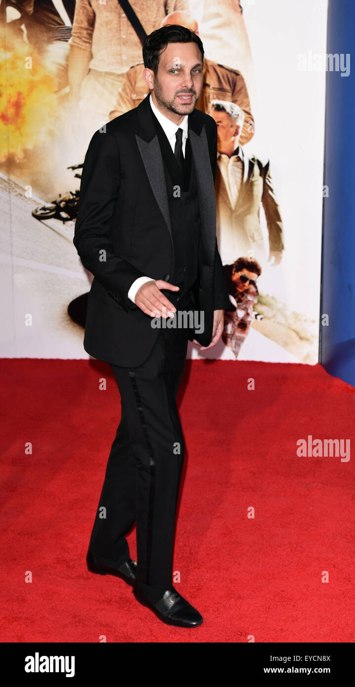 London, UK. 25th July, 2015. Steven Frayne (Dynamo) at Mission ...