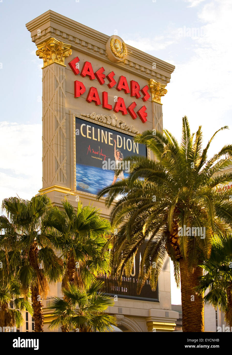 Celine dion sign caesars palace hi-res stock photography and images - Alamy