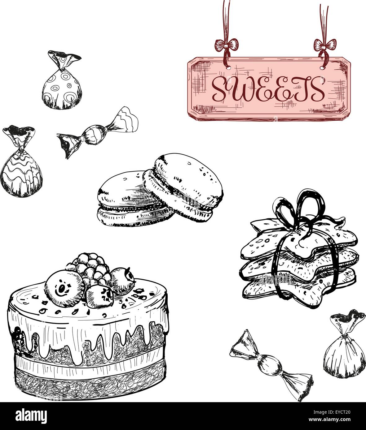 Slice sweets syrup Cut Out Stock Images & Pictures - Alamy