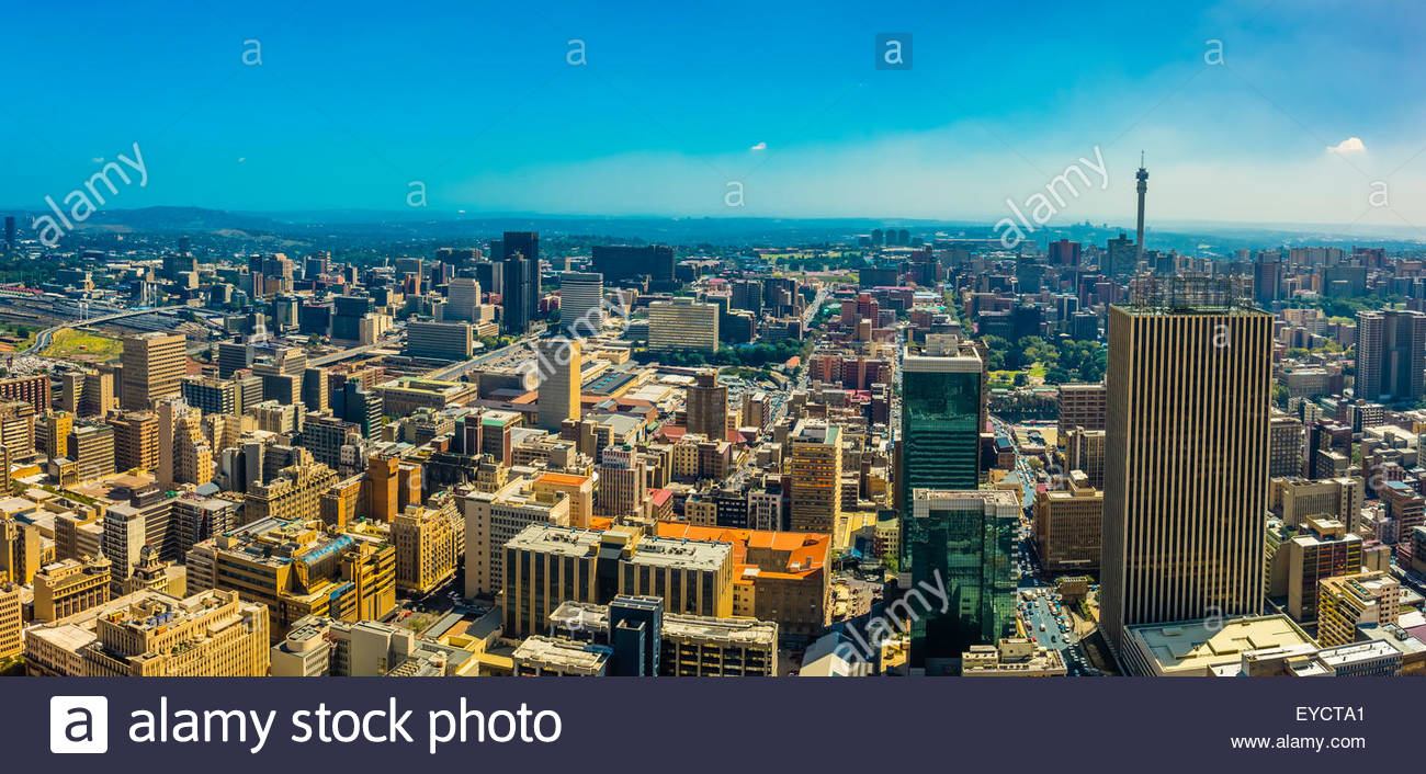 Johannesburg South Africa Central Business District Stock Photos ...