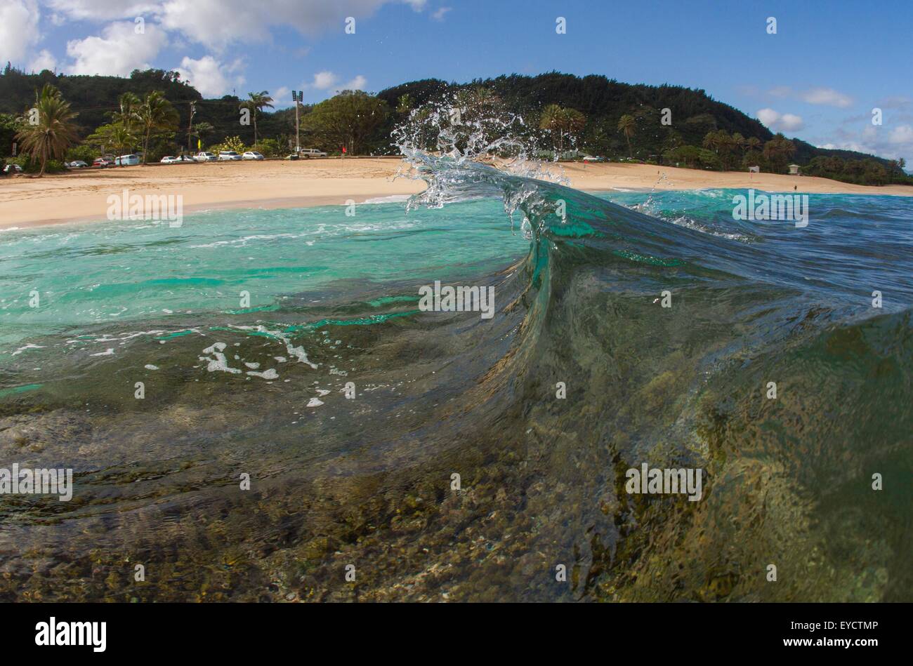 Side view wave hi-res stock photography and images - Alamy