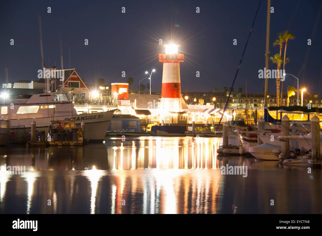 Lighthouse boat usa hi-res stock photography and images - Alamy