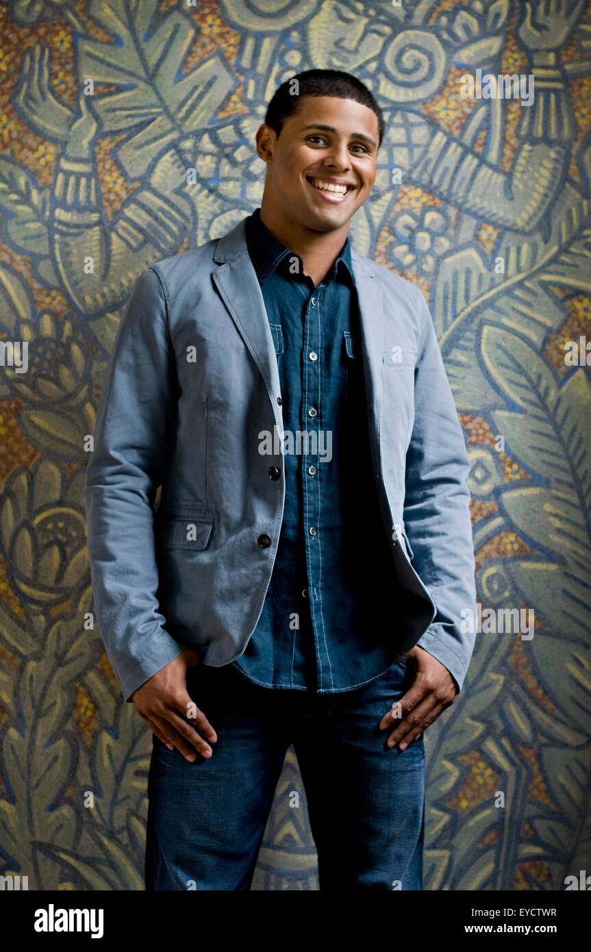 Portrait of mature handsome teenage boy Stock Photo - Alamy