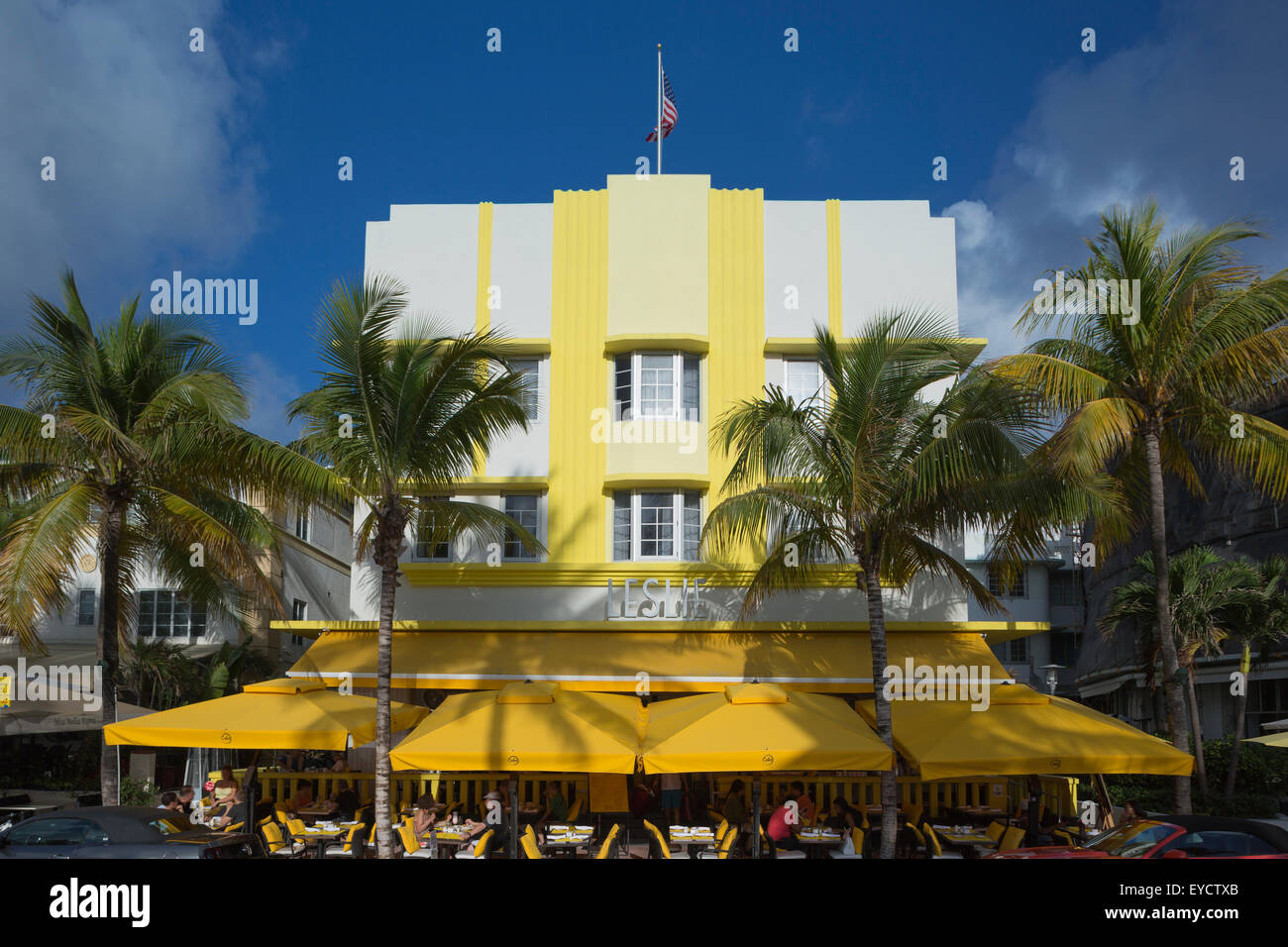 LESLIE HOTEL (© ALBERT ANIS 1937) OCEAN DRIVE SOUTH BEACH MIAMI BEACH ...