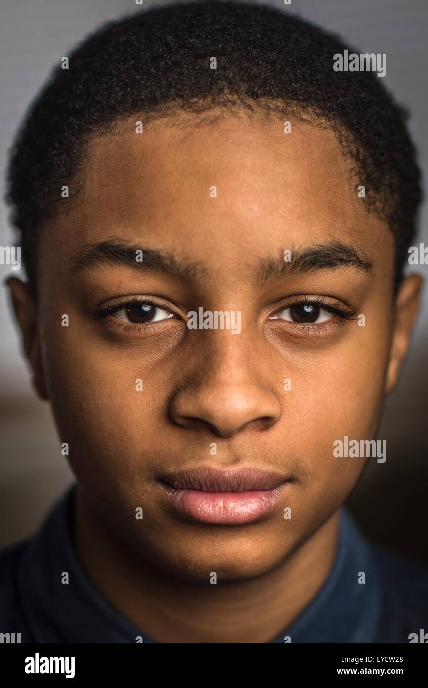 Teenage serious male hi-res stock photography and images - Alamy