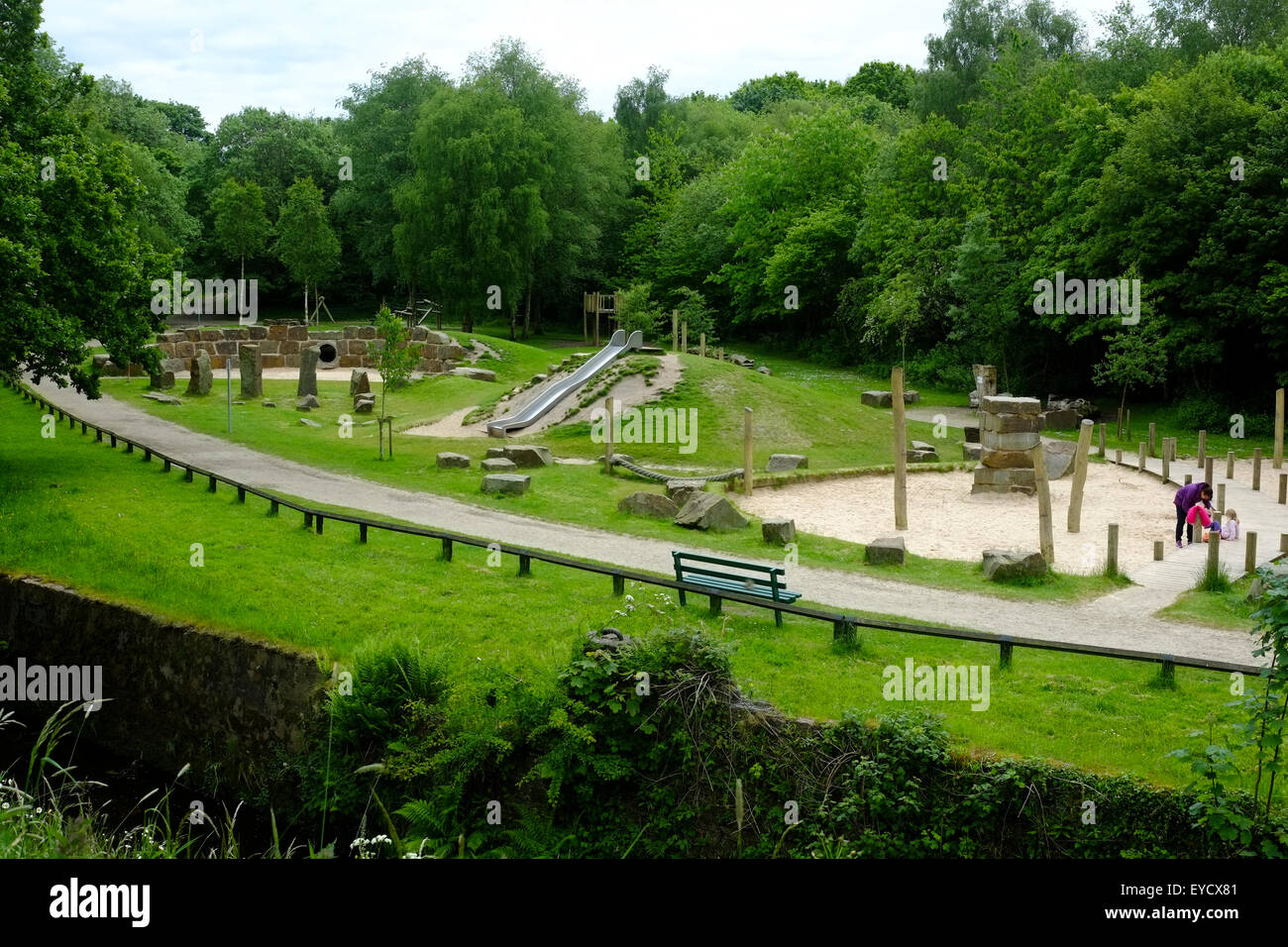 Yarrow Valley Country Park, Lancashire, England Stock Photo - Alamy