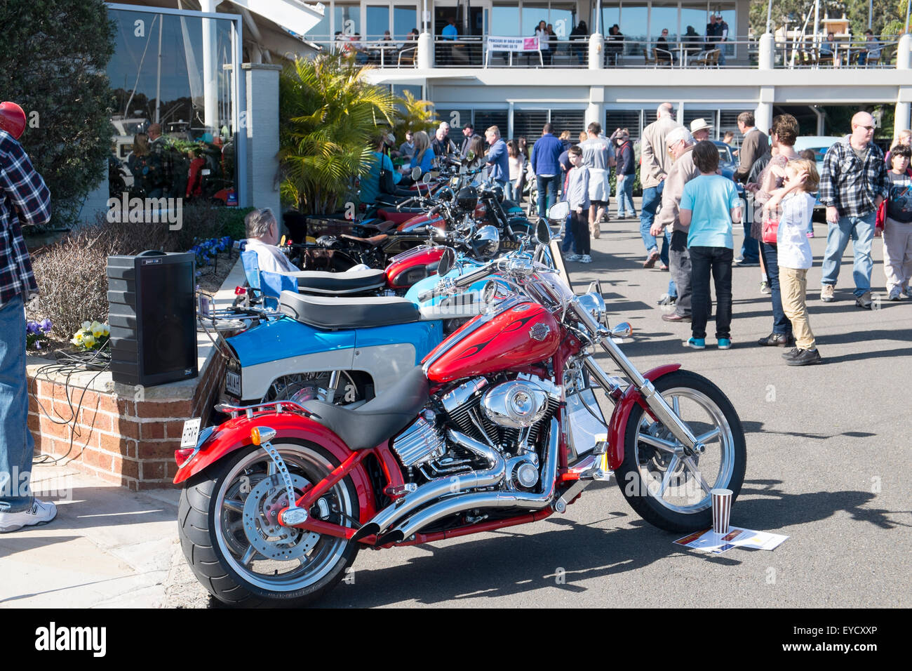 Classic harley show bike hi-res stock photography and images - Alamy