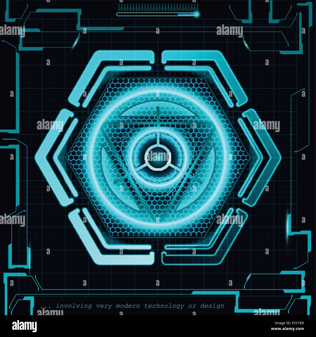 Abstract future technology concept background. Vector illustration ...