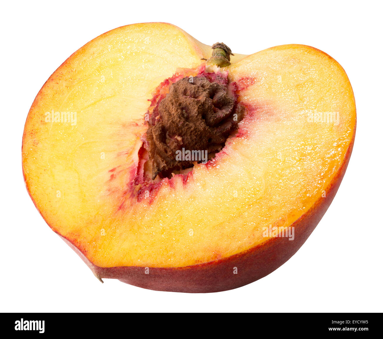 Peach slice hi-res stock photography and images - Alamy