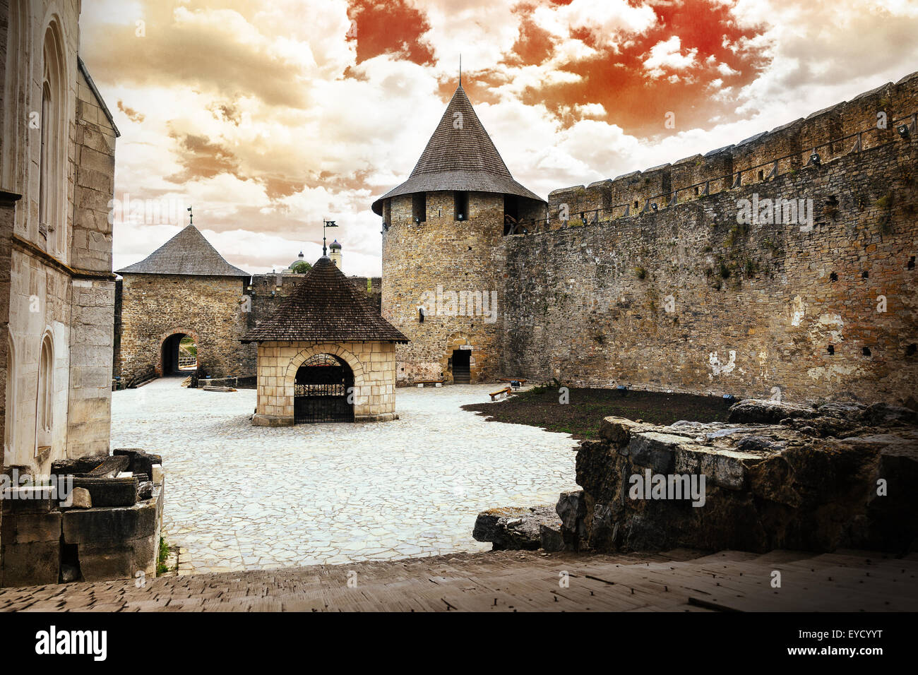 Beautiful castle fortress old hi-res stock photography and images - Alamy