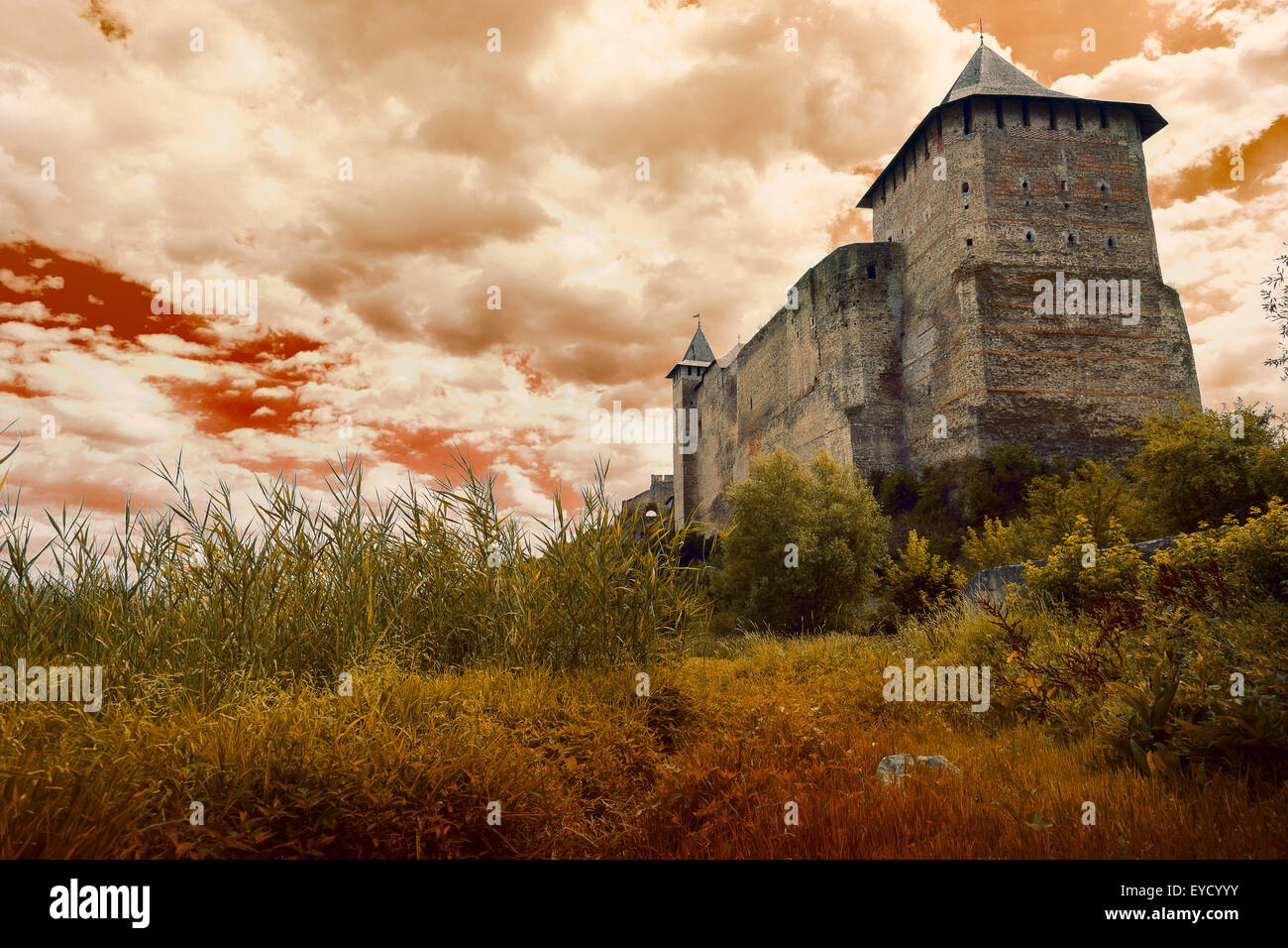 Fantasy castle background hi-res stock photography and images - Alamy